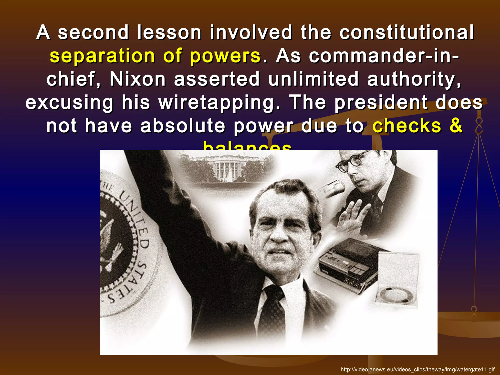 Watergate scandal | PPT