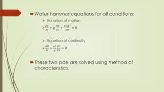 Water hammer | PPTX