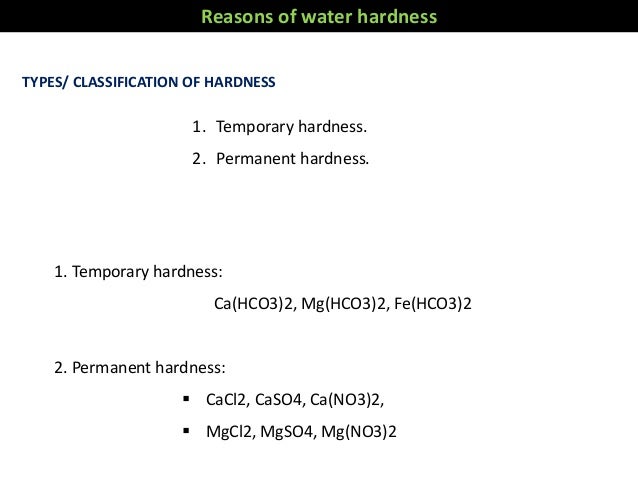 Water Hardness