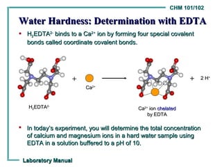 Water hardness edta | PPT