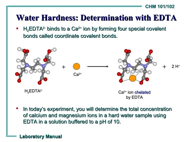 Water hardness edta | PPT | Chemistry | Science