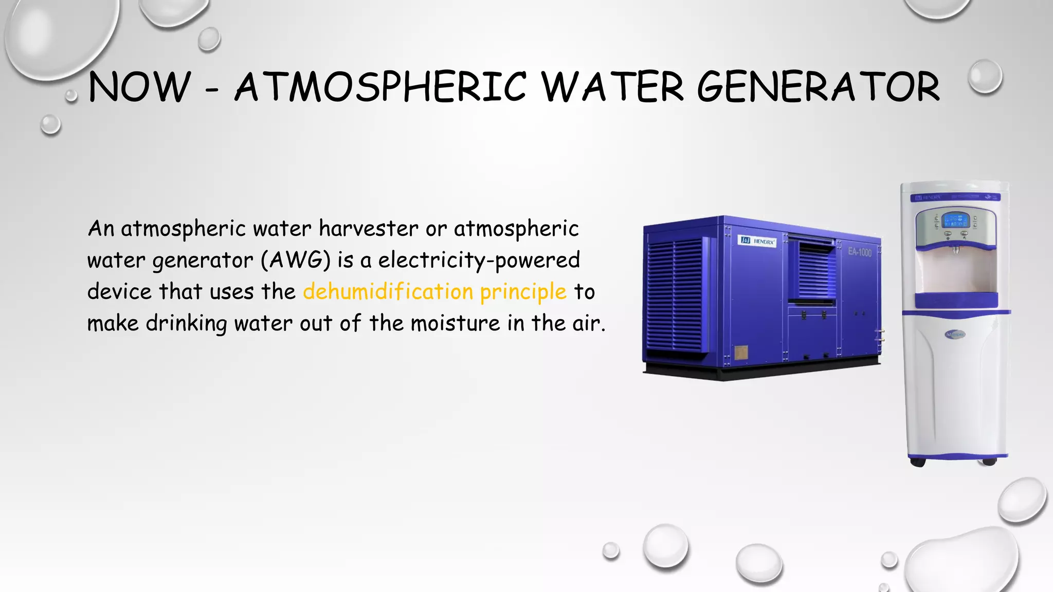 Atmospheric Water harvesting | PPT