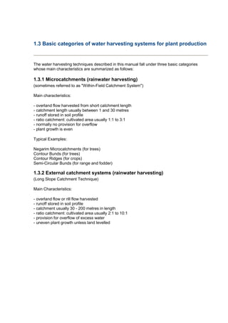 UN; Water Harvesting: A Manual for the Design and Construction of Water ...