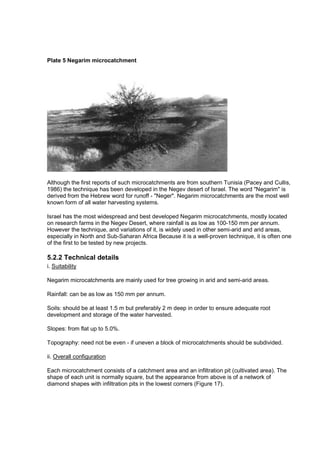 UN; Water Harvesting: A Manual for the Design and Construction of Water ...