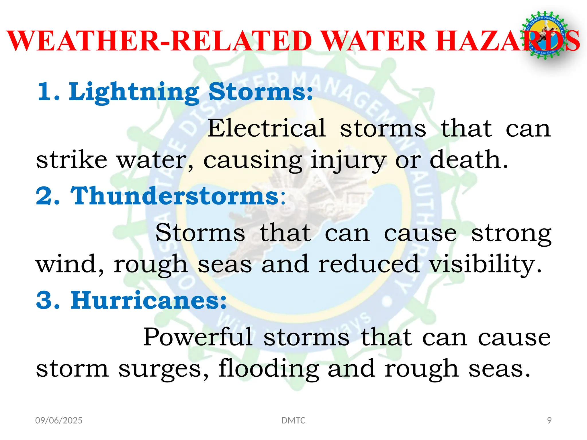 WATER HAZARDS & SAFETY CONSIDERATION 2025 (1).pptx