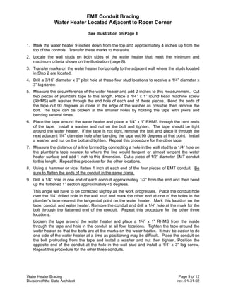 Water Heater Guidelines State Architect | PDF