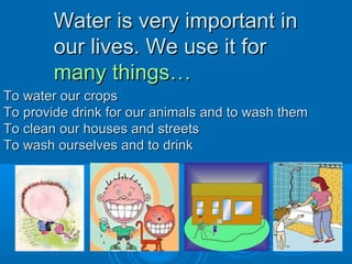 Water, how to save water | PPT