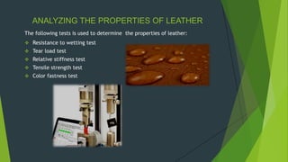 WATER HYACINTH PPT includes the process of preparation of leather | PPTX
