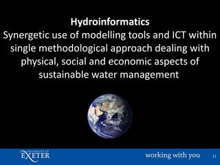 Water, hydroinformatics and circular economy - dif dragan savic | PPT