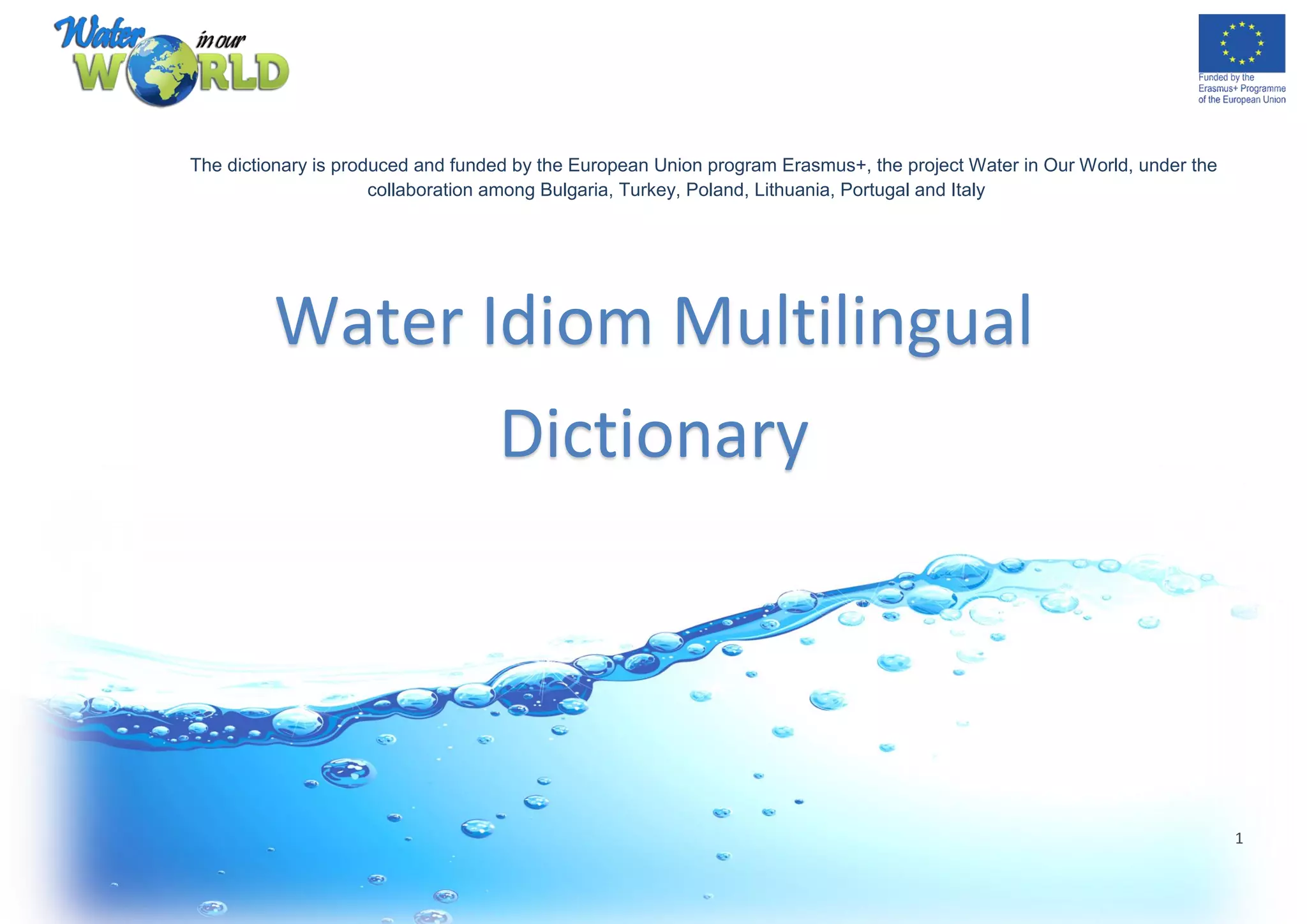 Water idioms Dictionary | PPT