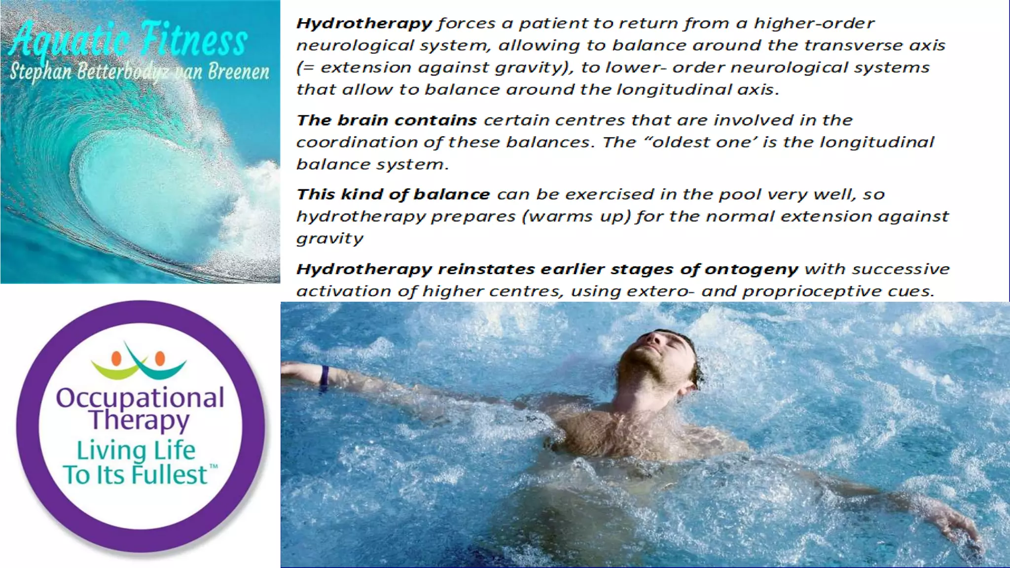 Aquatic Physical Fitness Part 2. Hydrotherapy | PPT