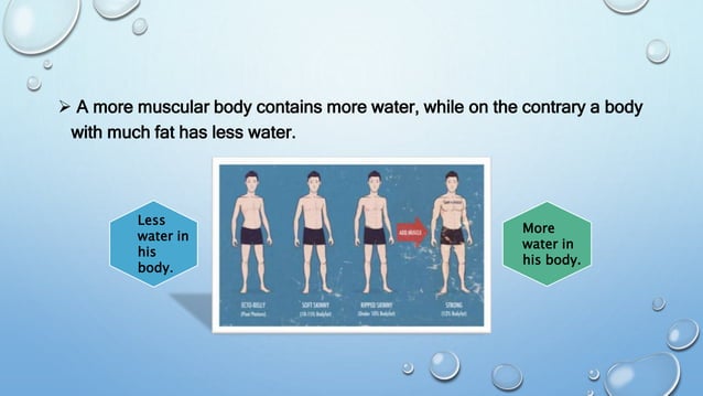 Water in body - | PPTX
