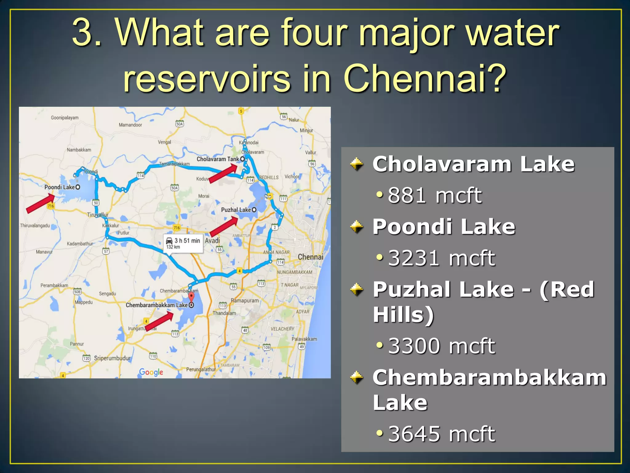Water in chennai a compilation of facts and trivia | PDF