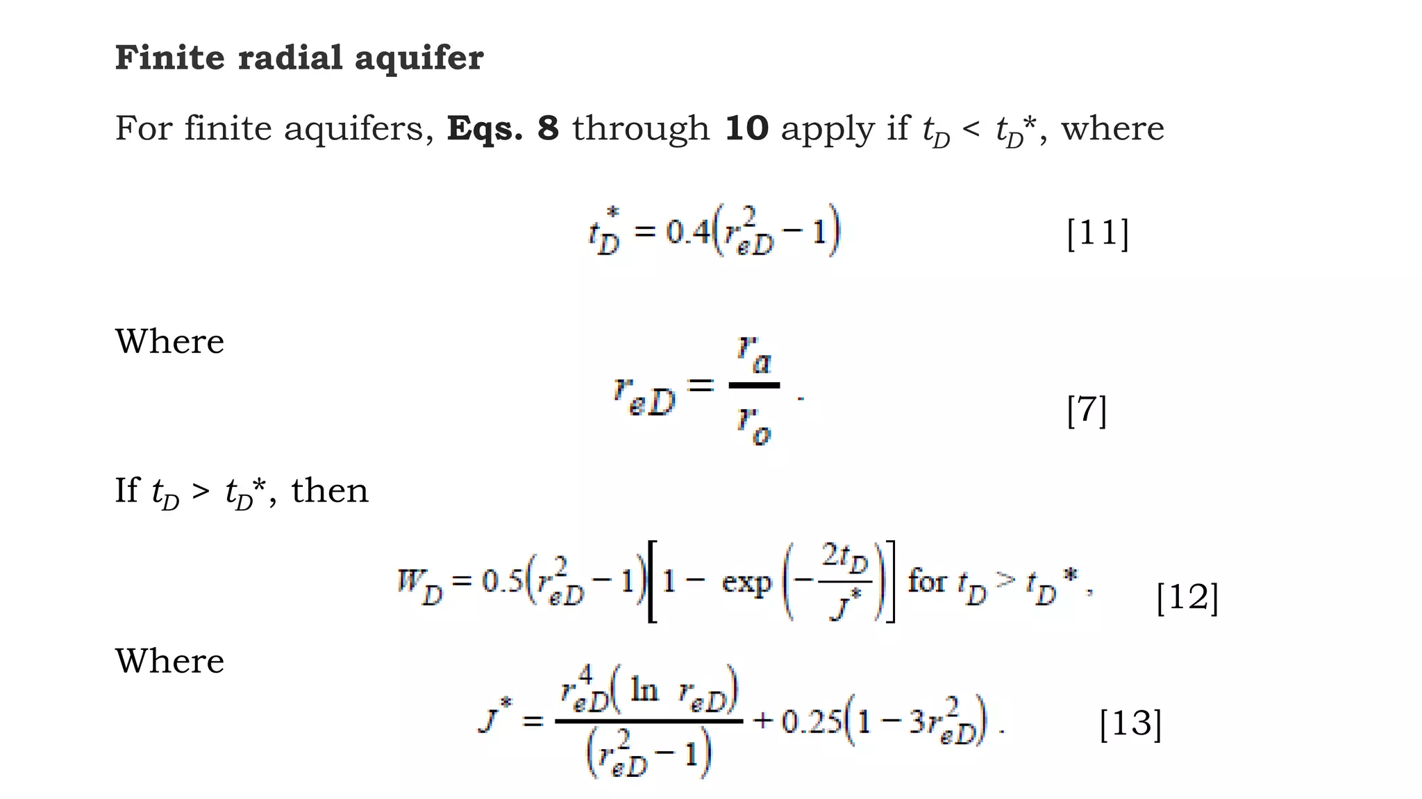 Water influx VEH Model.pptx