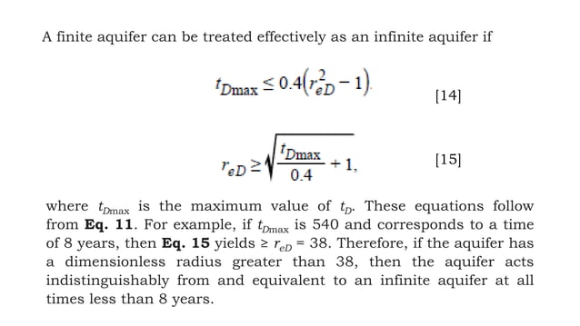 Water influx VEH Model.pptx | Geology | Science