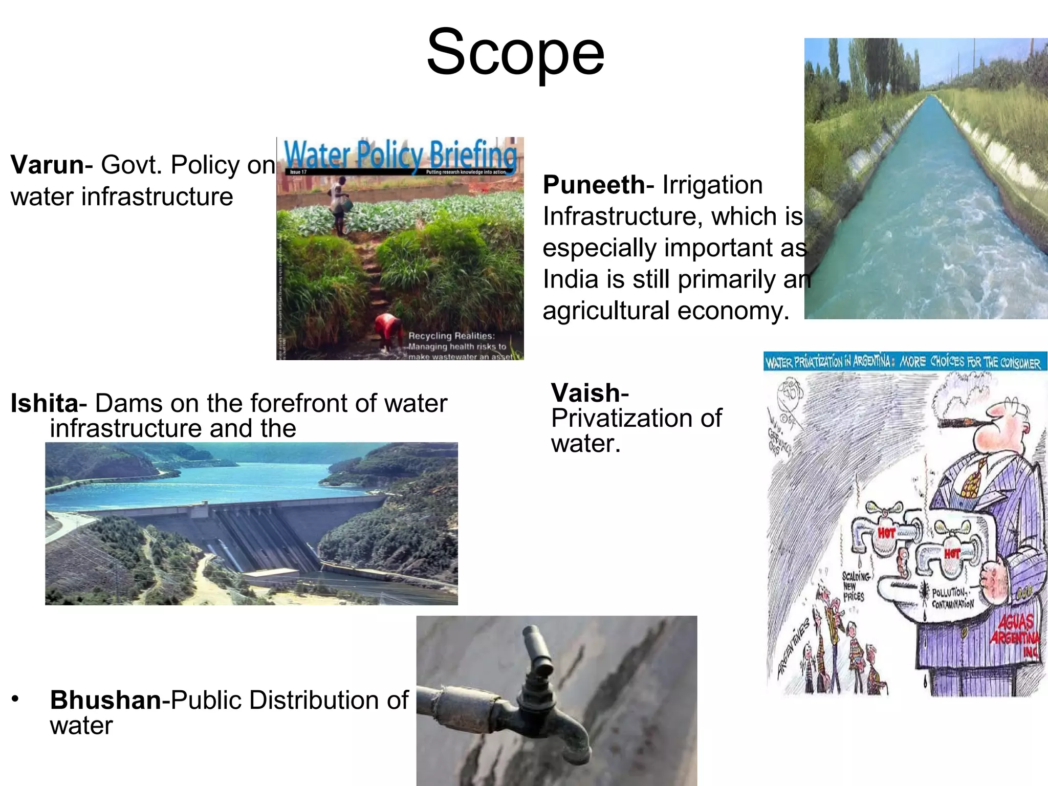 Water infrastructure in india | PPT