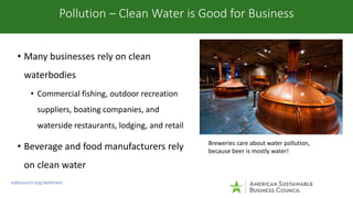 The Business Case for Water Infrastructure | PPT