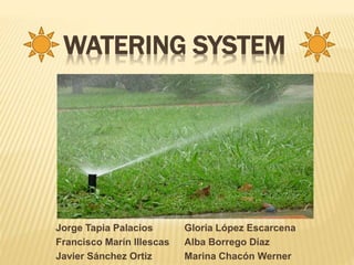 Watering system | PPTX