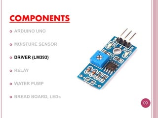 Arduino Automatic Watering System Plants Sprinkler Using IoT | PPTX