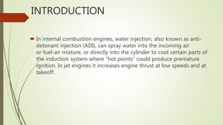 Water injection | PPTX