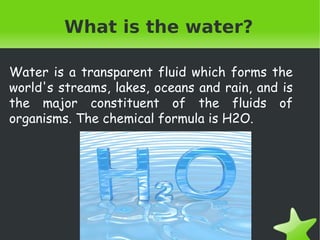 Water in living beings | PPT