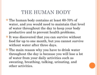 Water intake | PPT