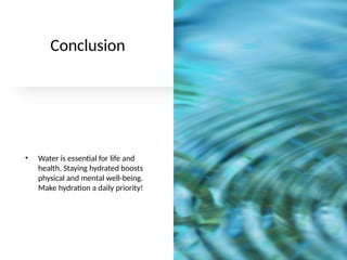 Water_Intake_Presentation why to drink more water | PPTX
