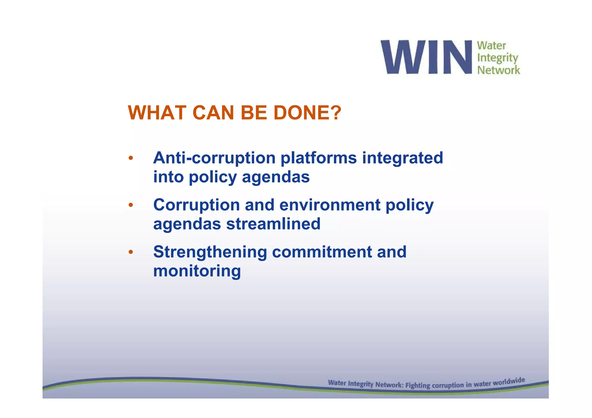 Water Integrity, Gender Equity and Climate Change | PPT