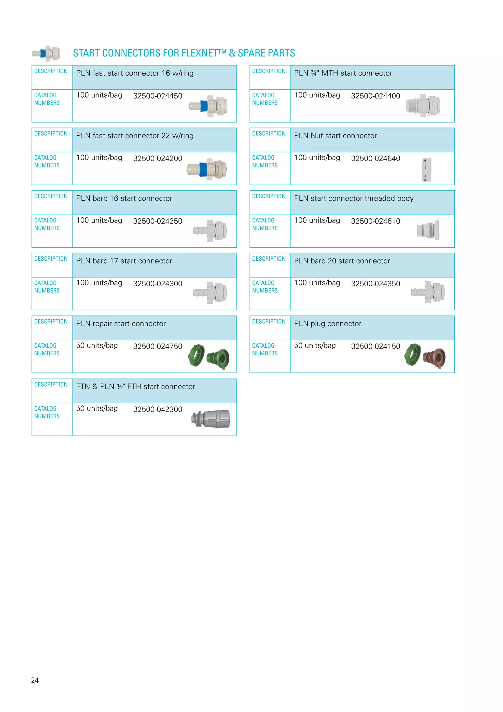Water Irrigation Connectors, Tubing Connectors, Drip System Connectors ...