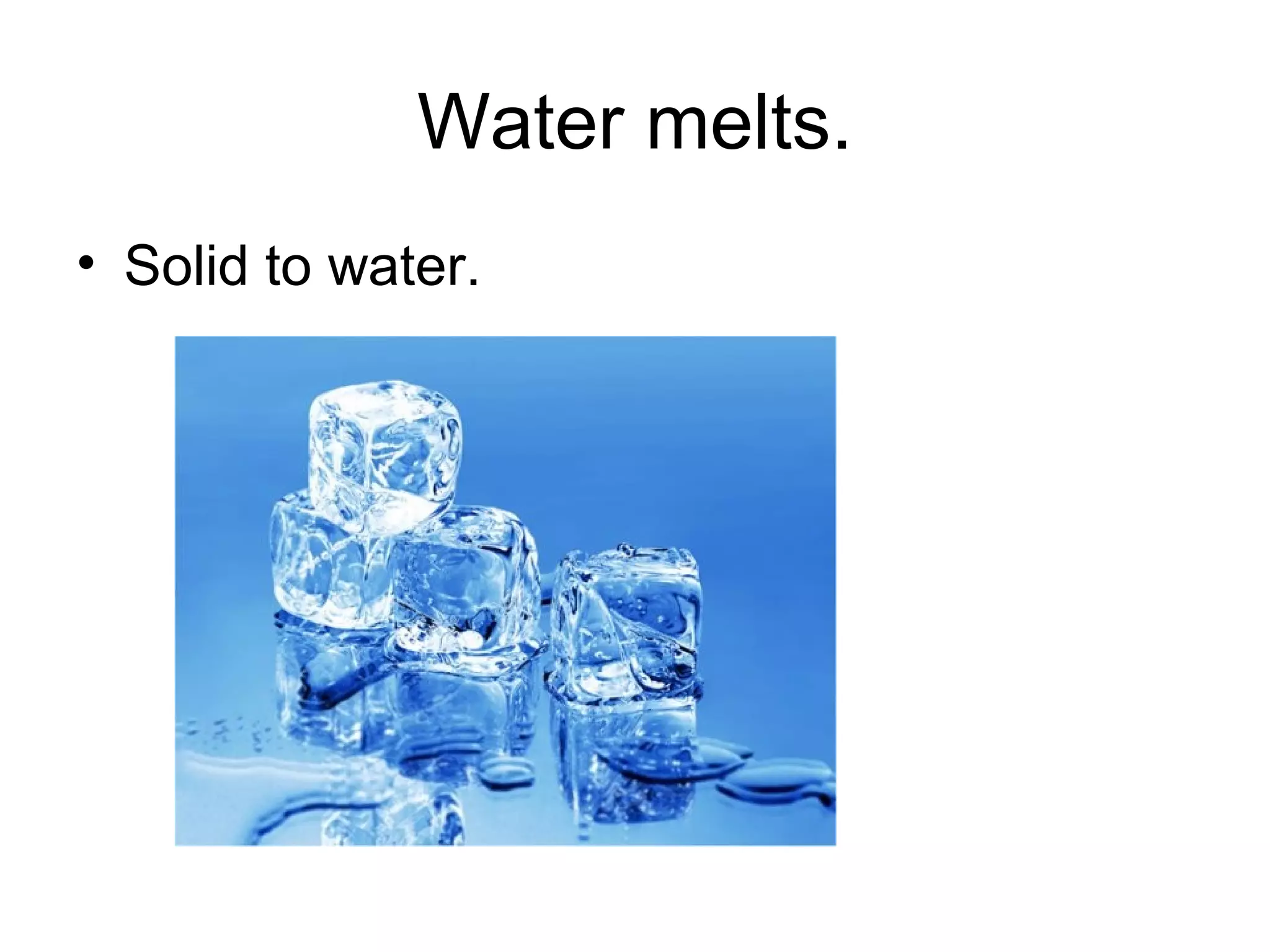 Water is an example of matter | PPT