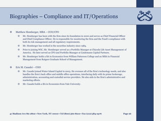 Water island capital | PPT