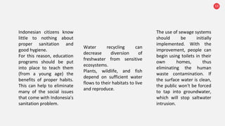 Water Issues in Indonesia | PPT