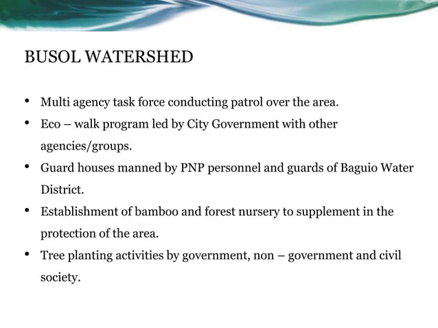 Water is Wealth - Solving Baguio City's Water Crisis | PPT