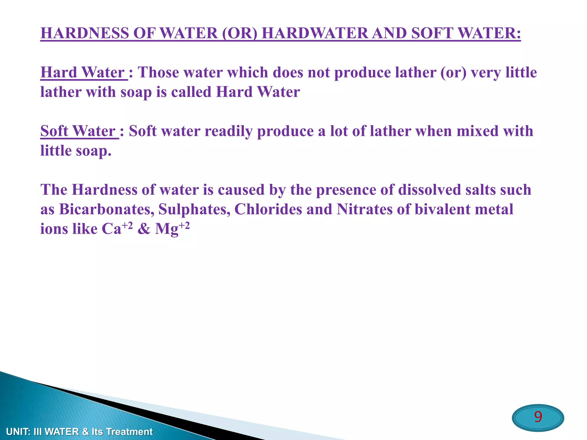 Water & its treatment | PPTX