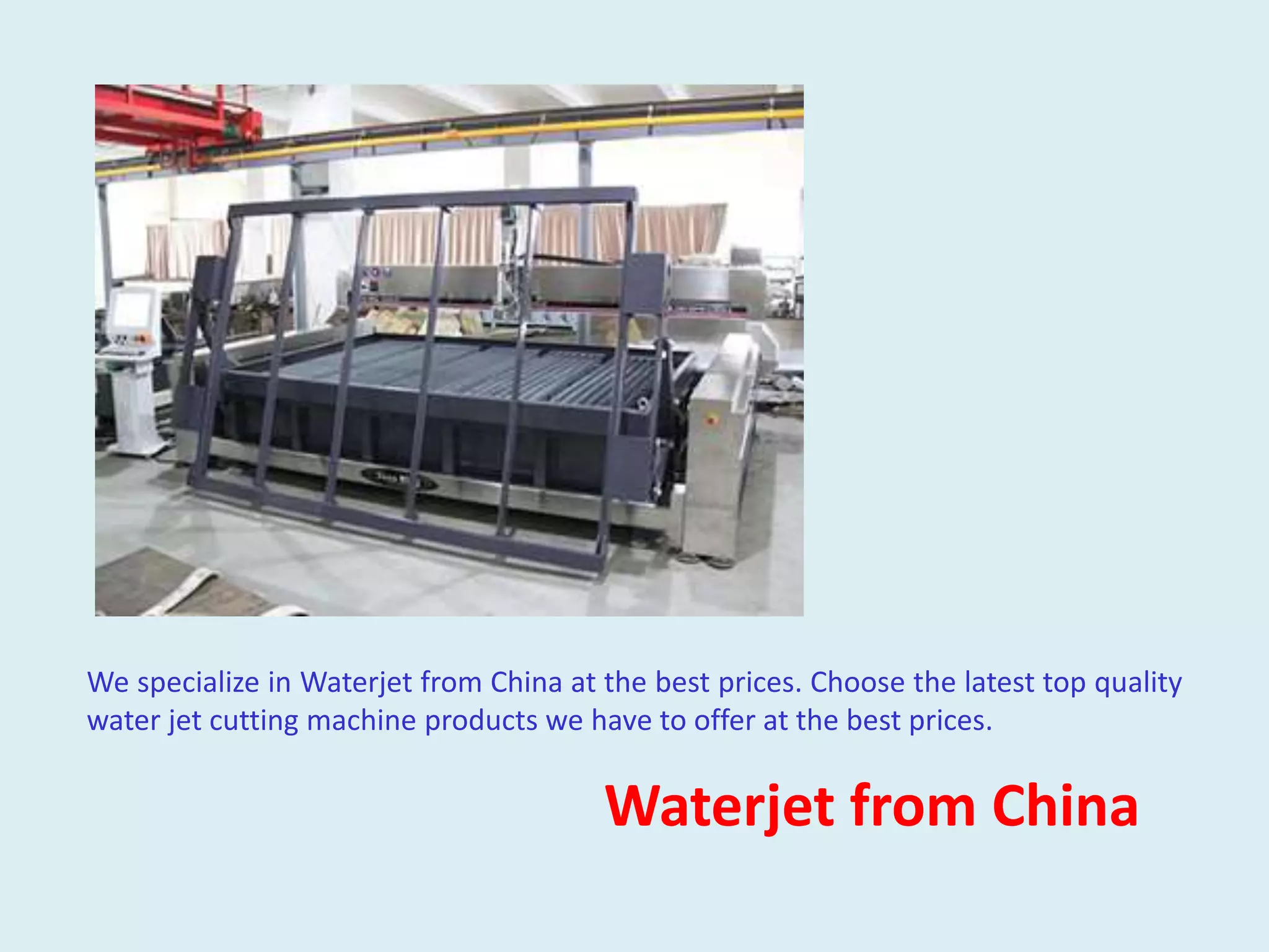 Waterjet from china | PPT