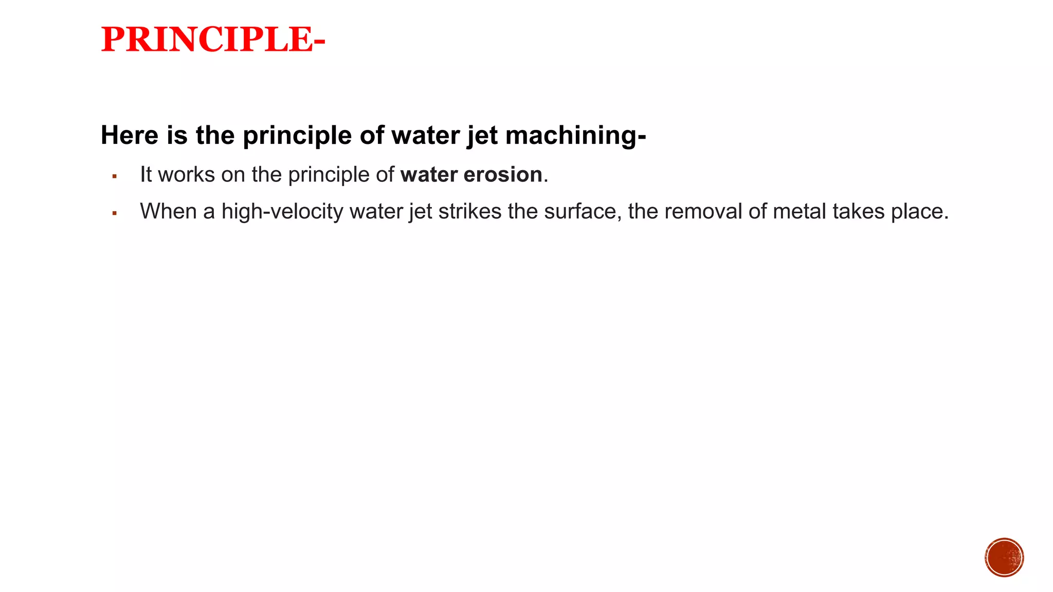 Water jet machining | PDF