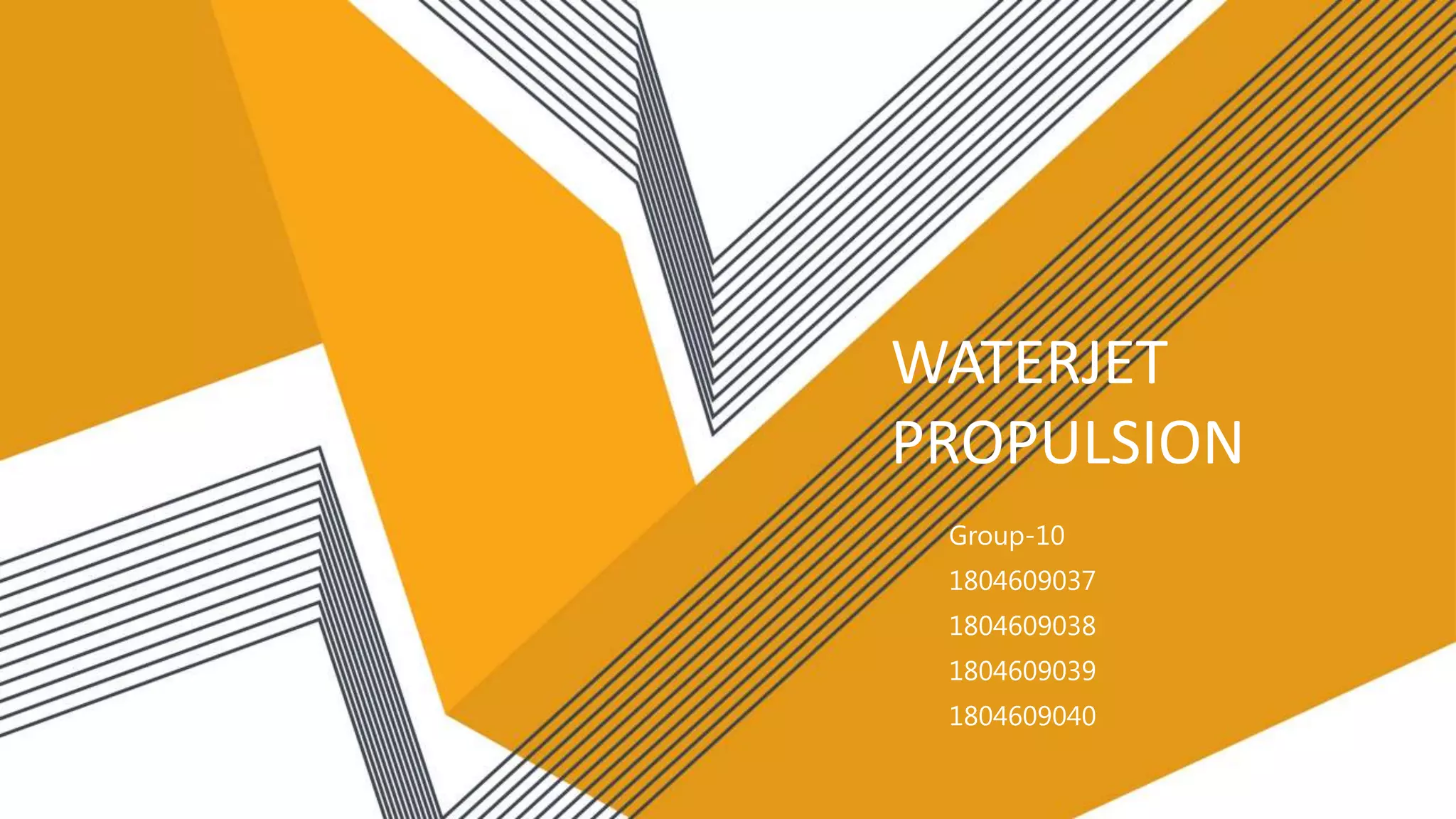 Water jet propulsion system | PPTX | Sailing | Sports