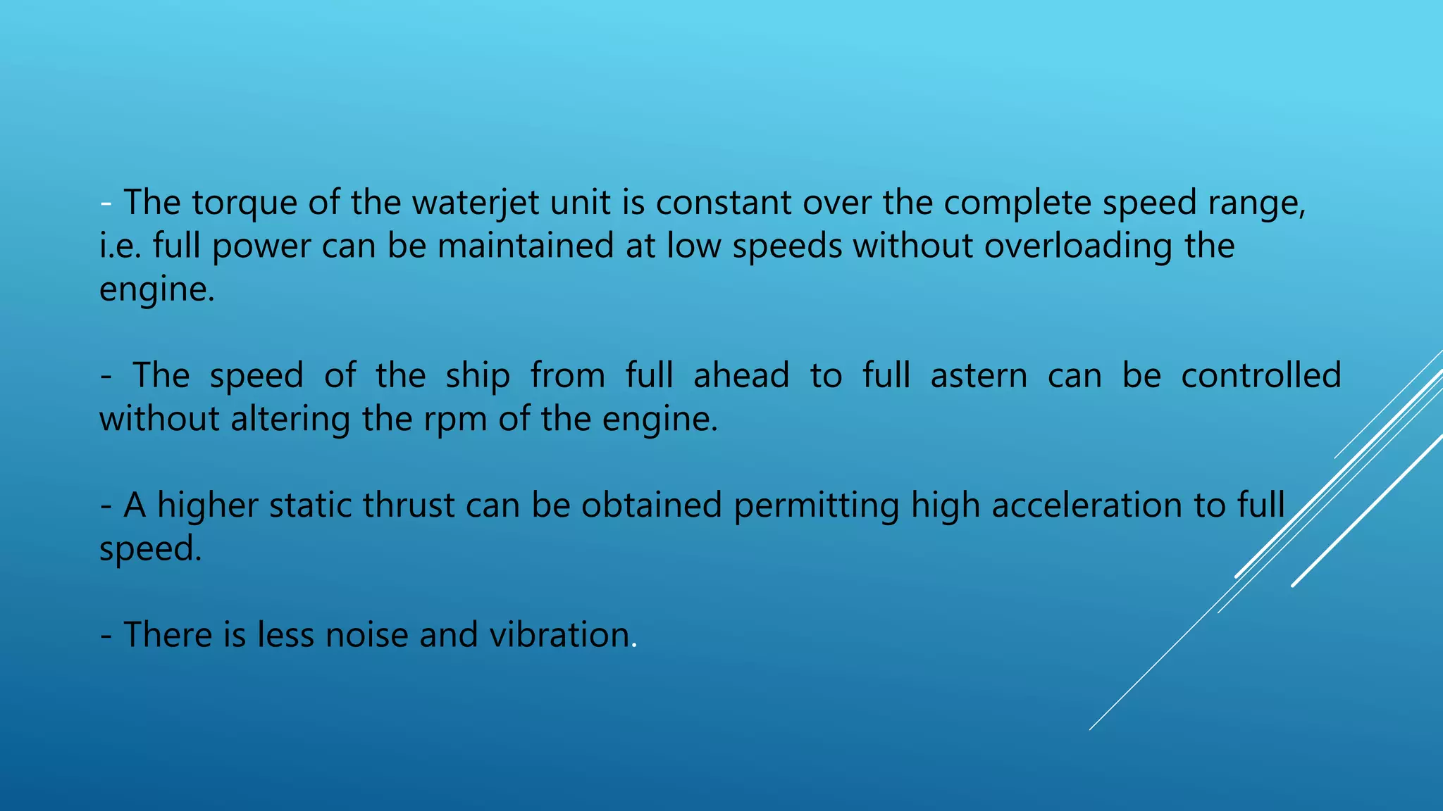 Water jet propulsion system | PPTX