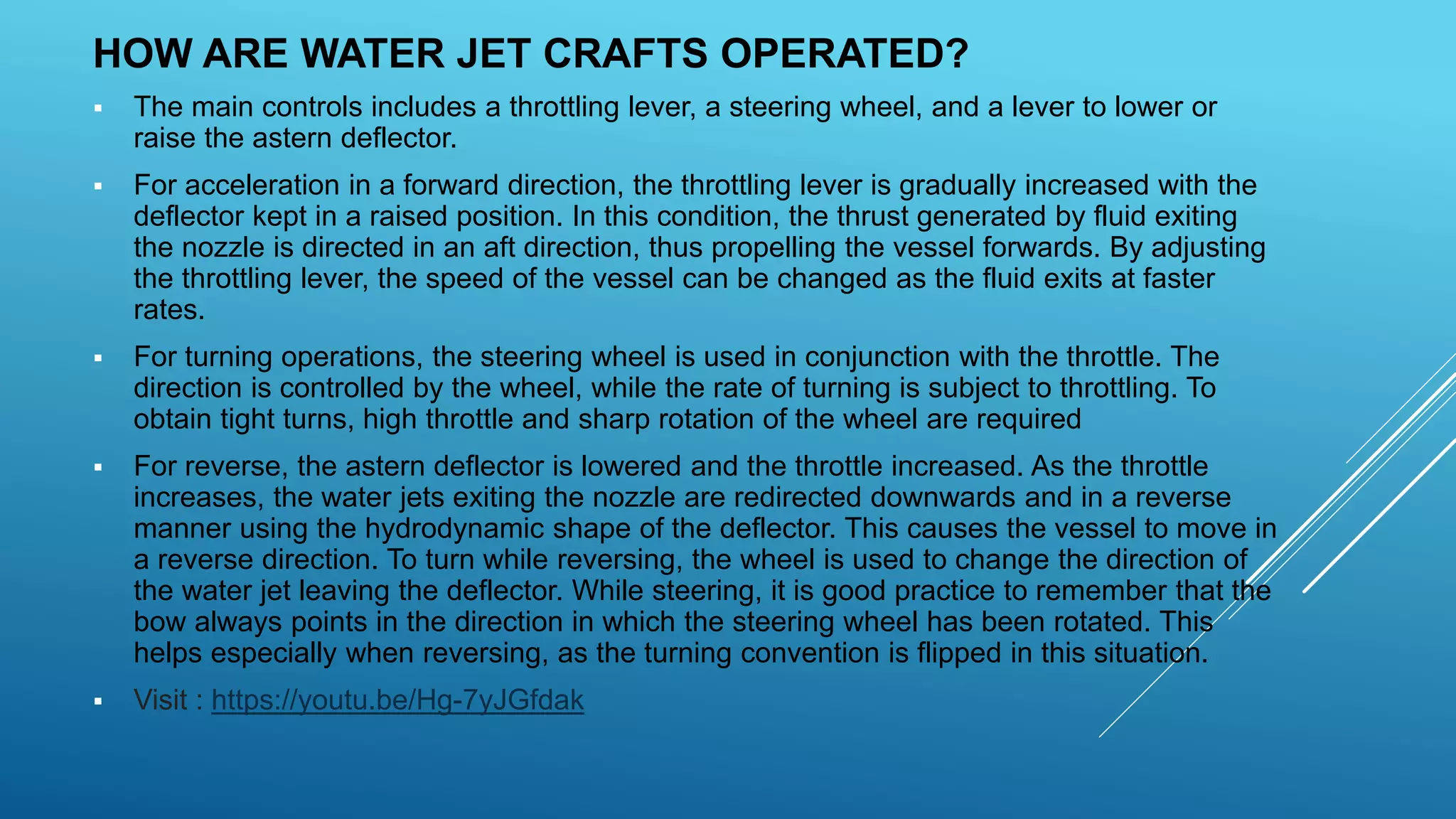 Water jet propulsion system | PPTX