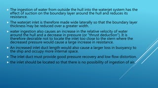 Water jet propulsion system | PPTX