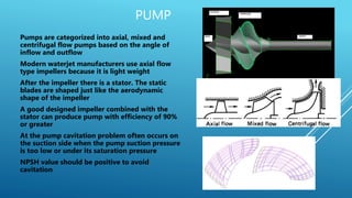 Water jet propulsion system | PPTX