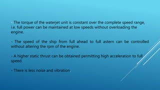 Water jet propulsion system | PPTX | Sailing | Sports