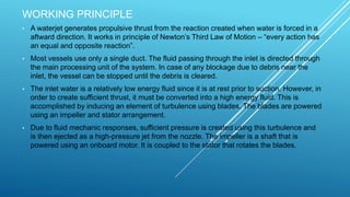 Water jet propulsion system | PPTX