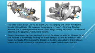 Water jet propulsion system | PPTX