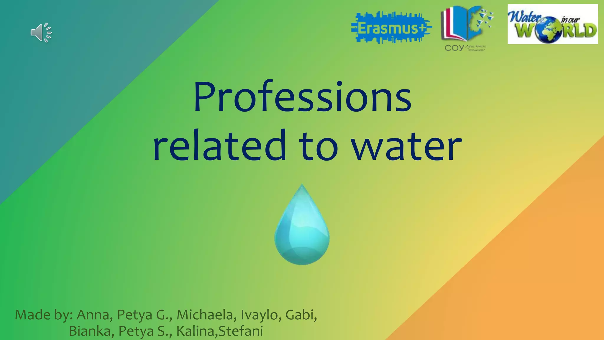 Water jobs compilationbulgarianstudents (1) | PPTX