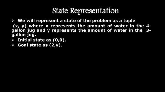 Water jug problem ai part 6 | PPTX