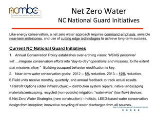 Roundtable 1: Net Zero Water Installations and Facilities | PPT