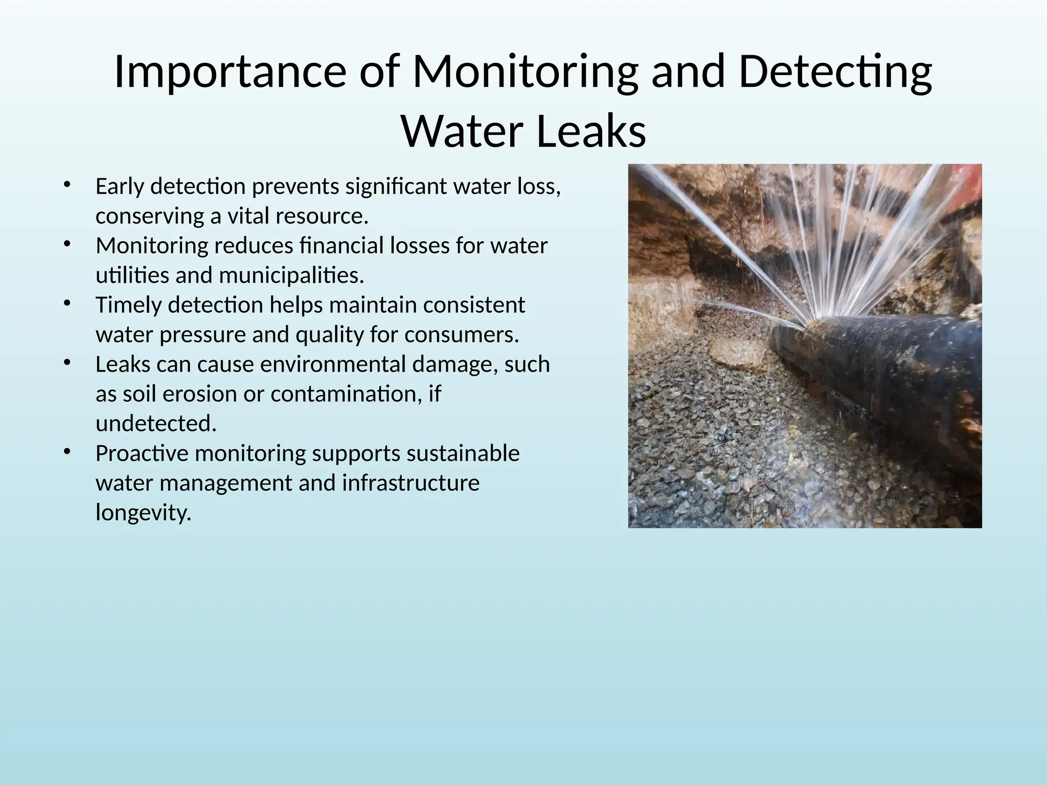 Pipeline Automatic Leak Detection for Water Distribution Systems | PPTX