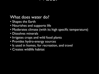 Water lecture | PPT