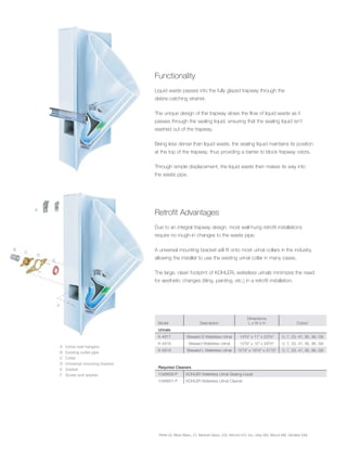 Waterless urinals | PDF